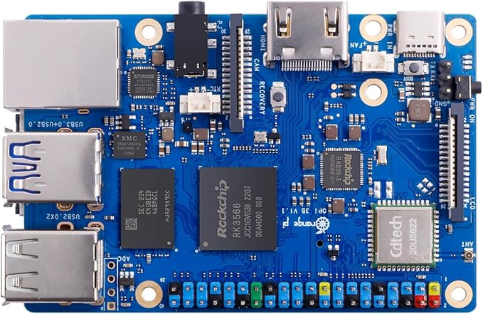 Amazon.com: Orange Pi 3B 2G RK3566 Quad Core 64 Bit Single Board ...