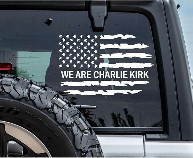 Amazon.com - I Am We are Charlie Kirk Now Car Bumper Stickers Decals ...