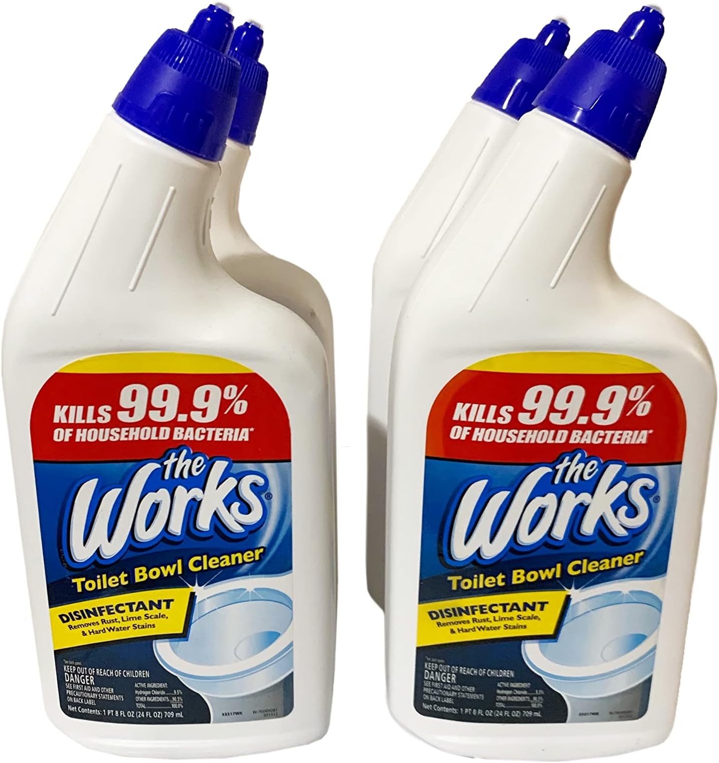 Amazon.com: TheWorks Disinfectant Toilet Bowl Cleaner, 32 Oz Bottle, 2/Pack