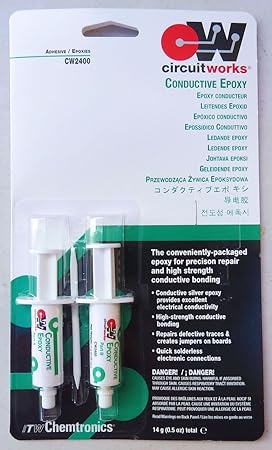 Amazon.com: Chemtronics Cw2400 Conductive Epoxy Kit : Industrial ...