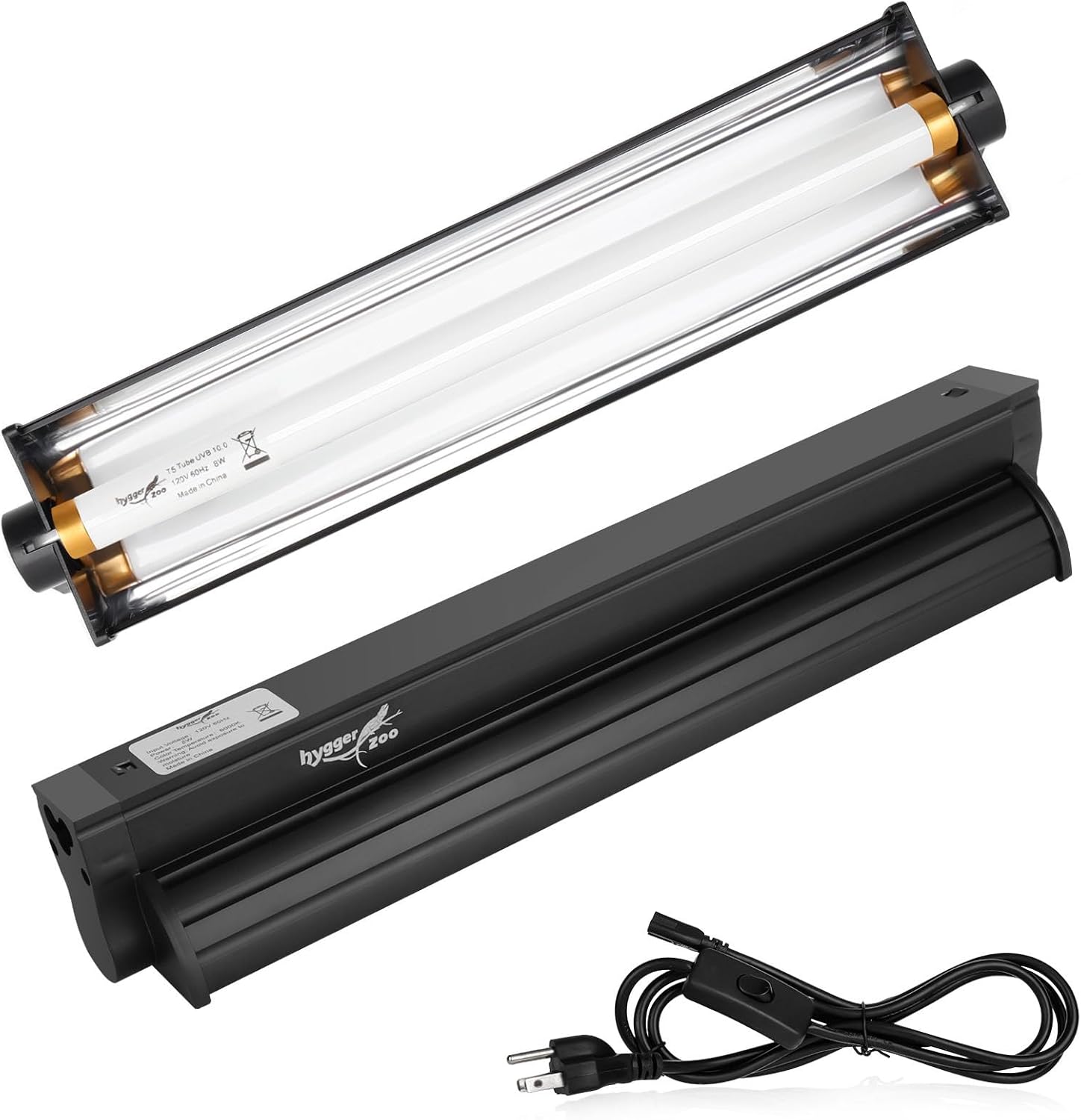 Amazon.com : T5 UVB Reptile Light Fixture HO UVB Bulb Lighting Combo ...