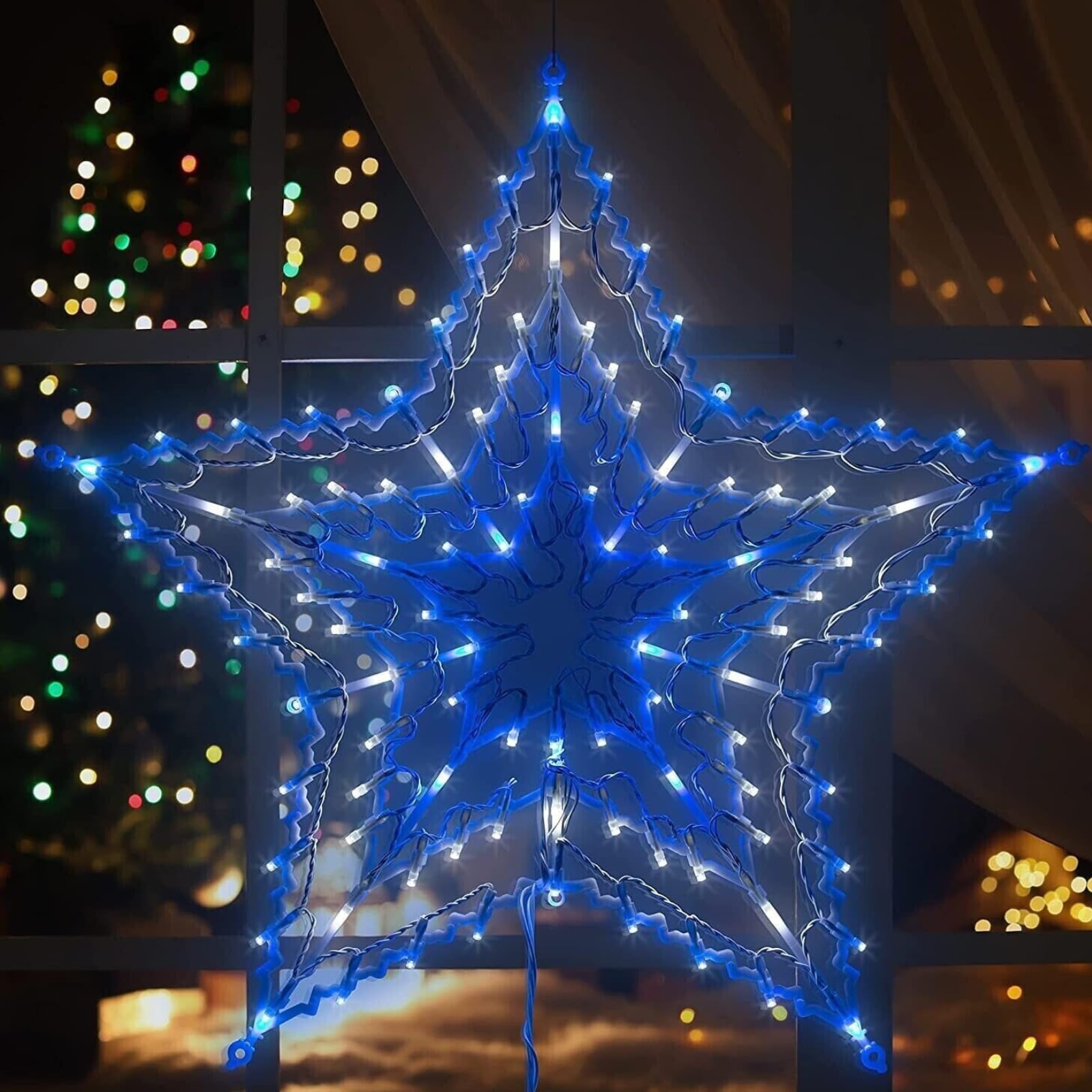 Led Christmas Light Silhouettes Christmas Silhouette Lights | Santa,