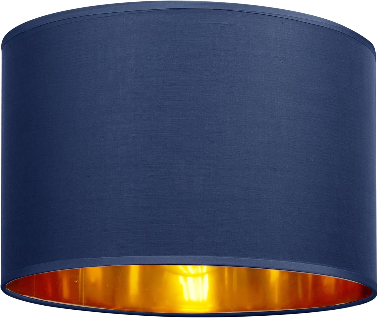 GIGGI Fabric Lamp Shades with Golden Inner Light Shade Ceiling – Modern ...
