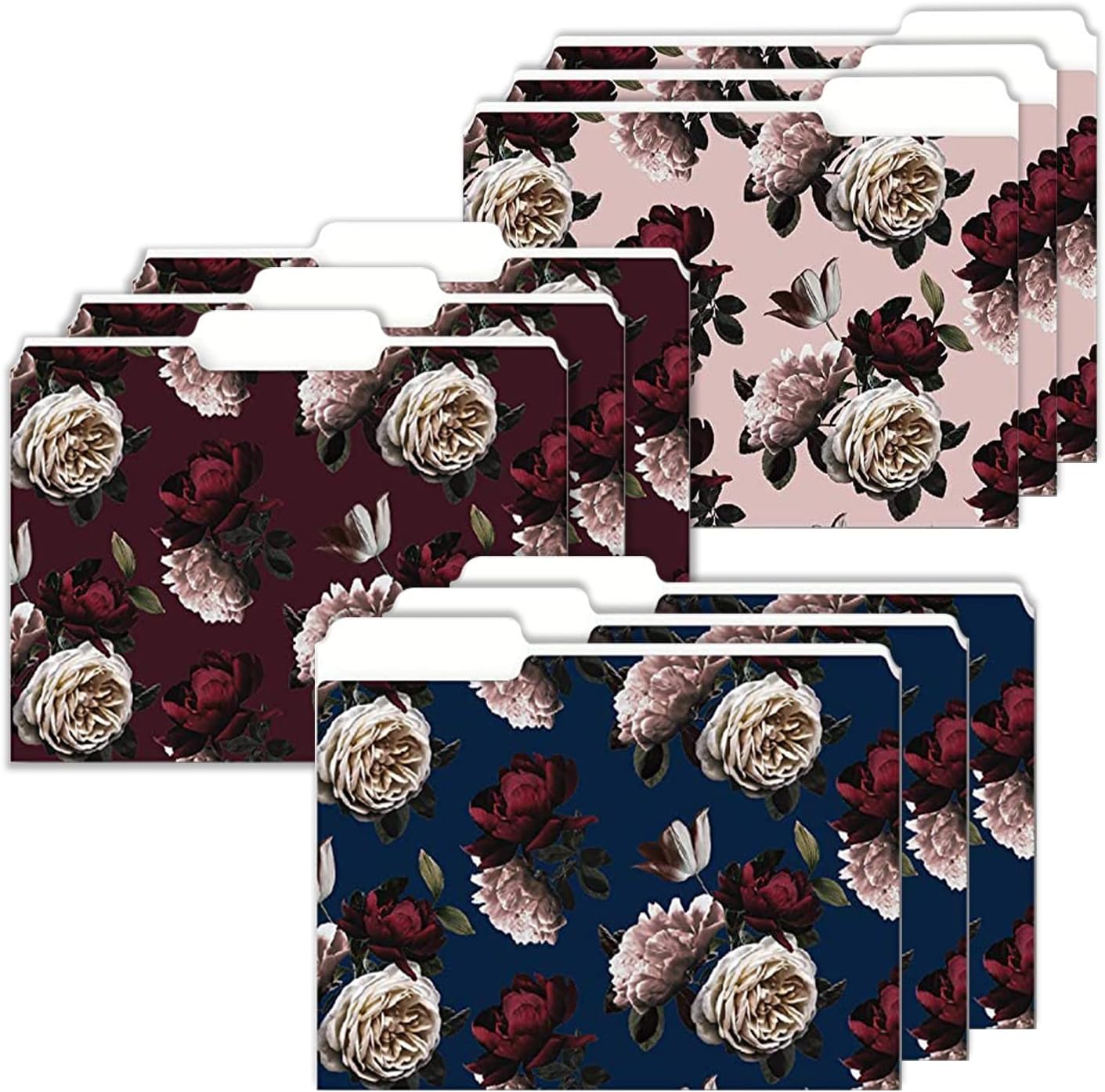 Amazon.com : Happy Day! Products 9 Decorative File Folders for Women ...