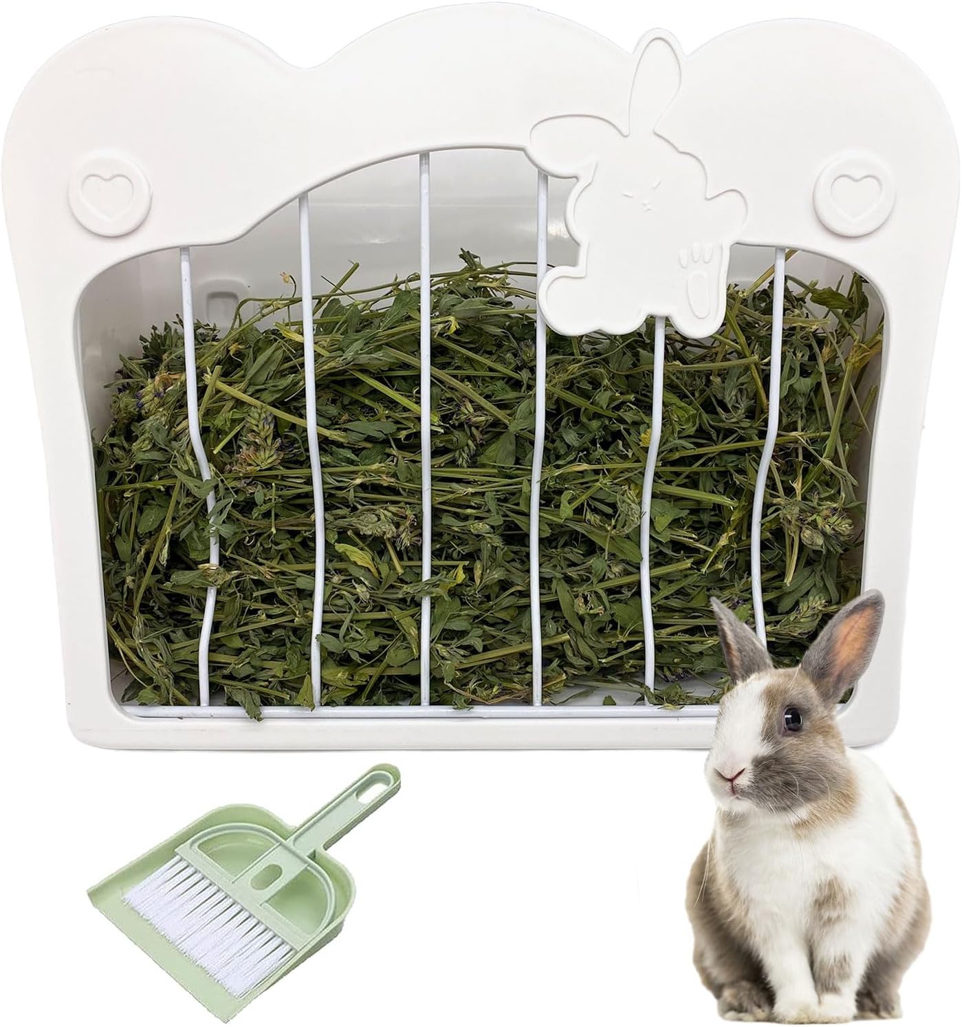 Amazon.com : RMNHPTK Rabbit Hay Feeder, Large Capacity Hay Dispenser ...