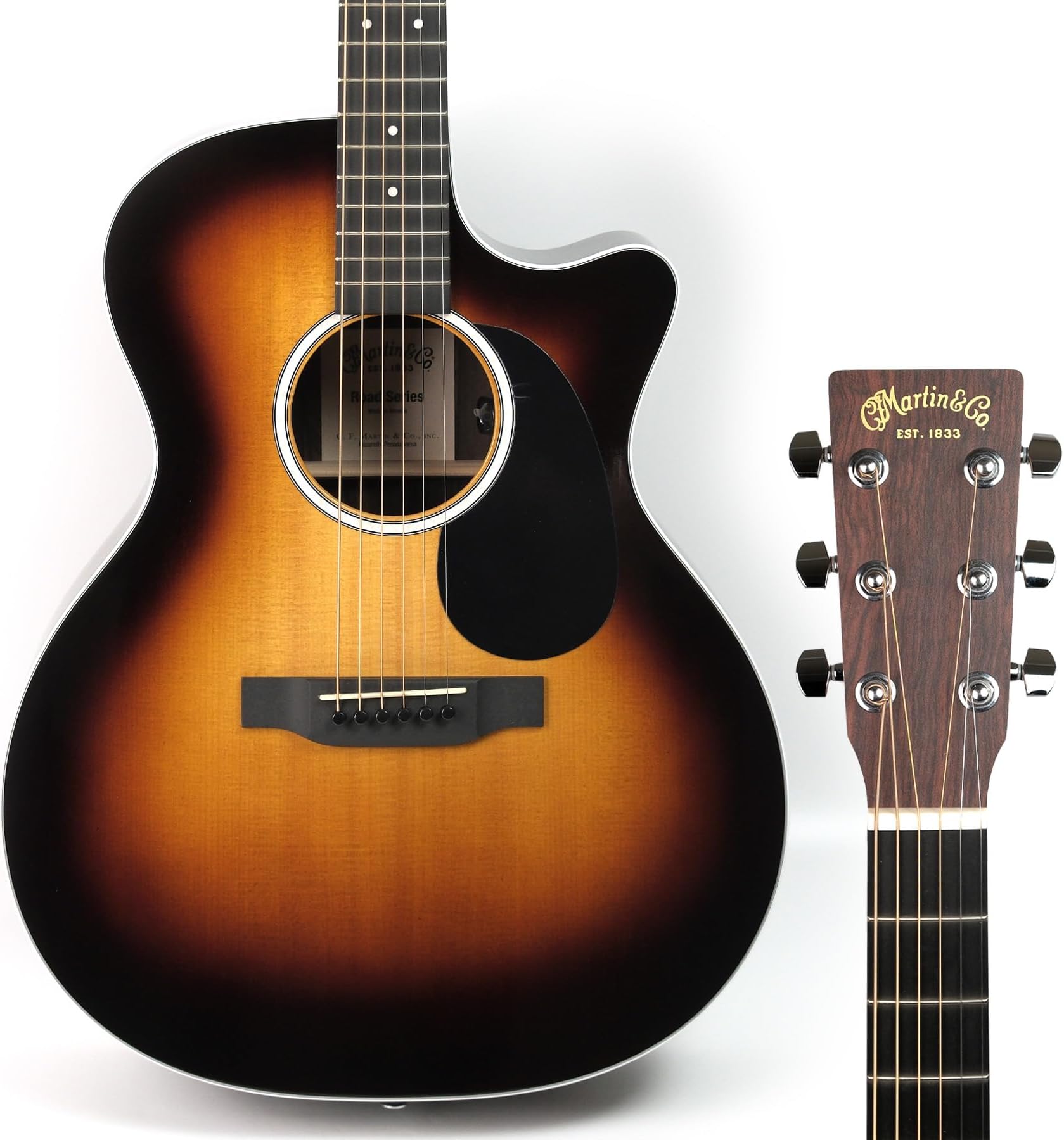 Amazon.com: Martin GPC-13E Road Series Acoustic-electric Guitar - Burst ...
