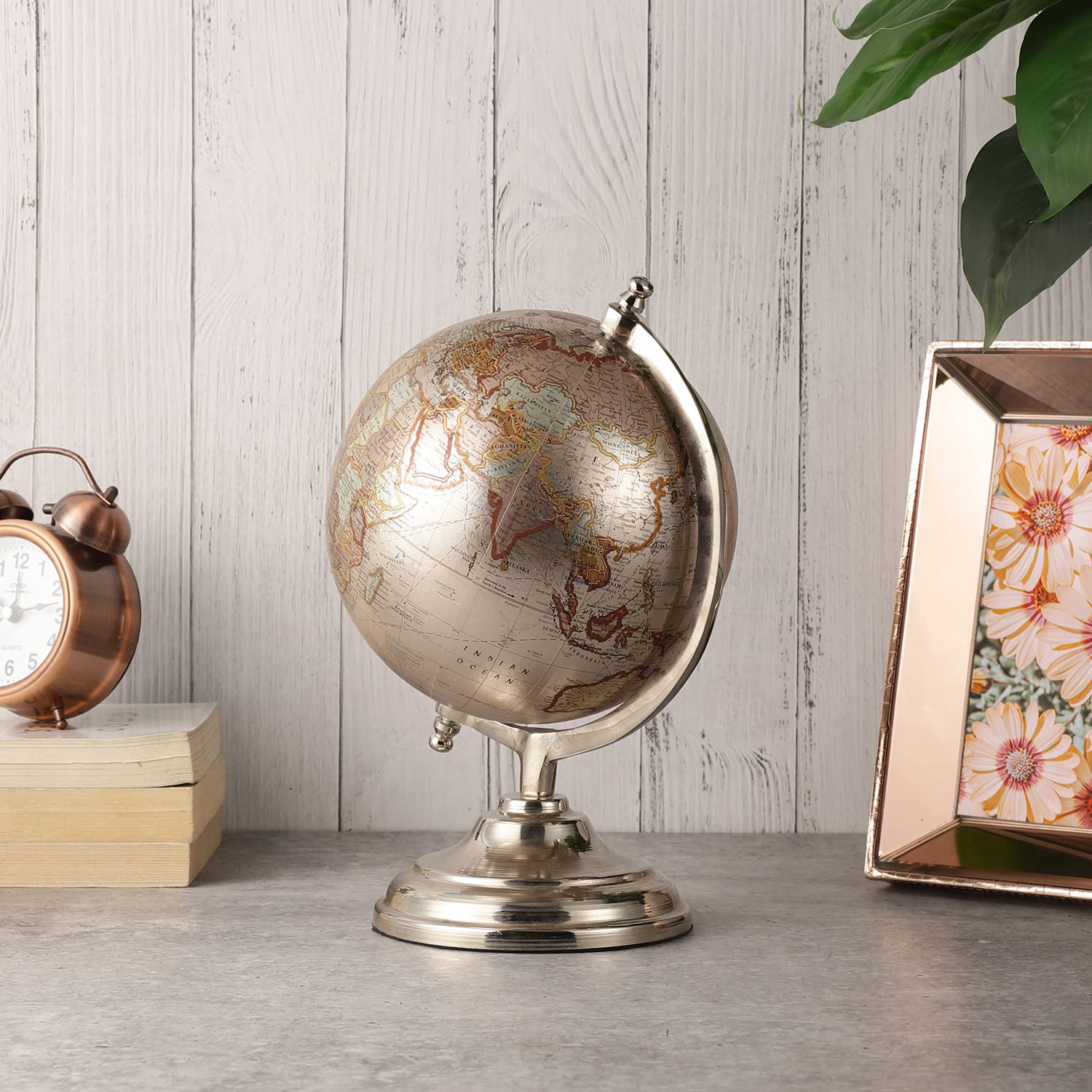 Voidrop-Educational World Globe -Decorative Globe Map-with Metal arc ...