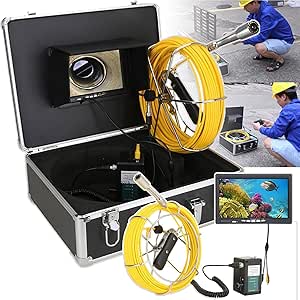 20m/30m/50m/100m Pipe Pipeline Inspection Camera, W/Video Recording ...