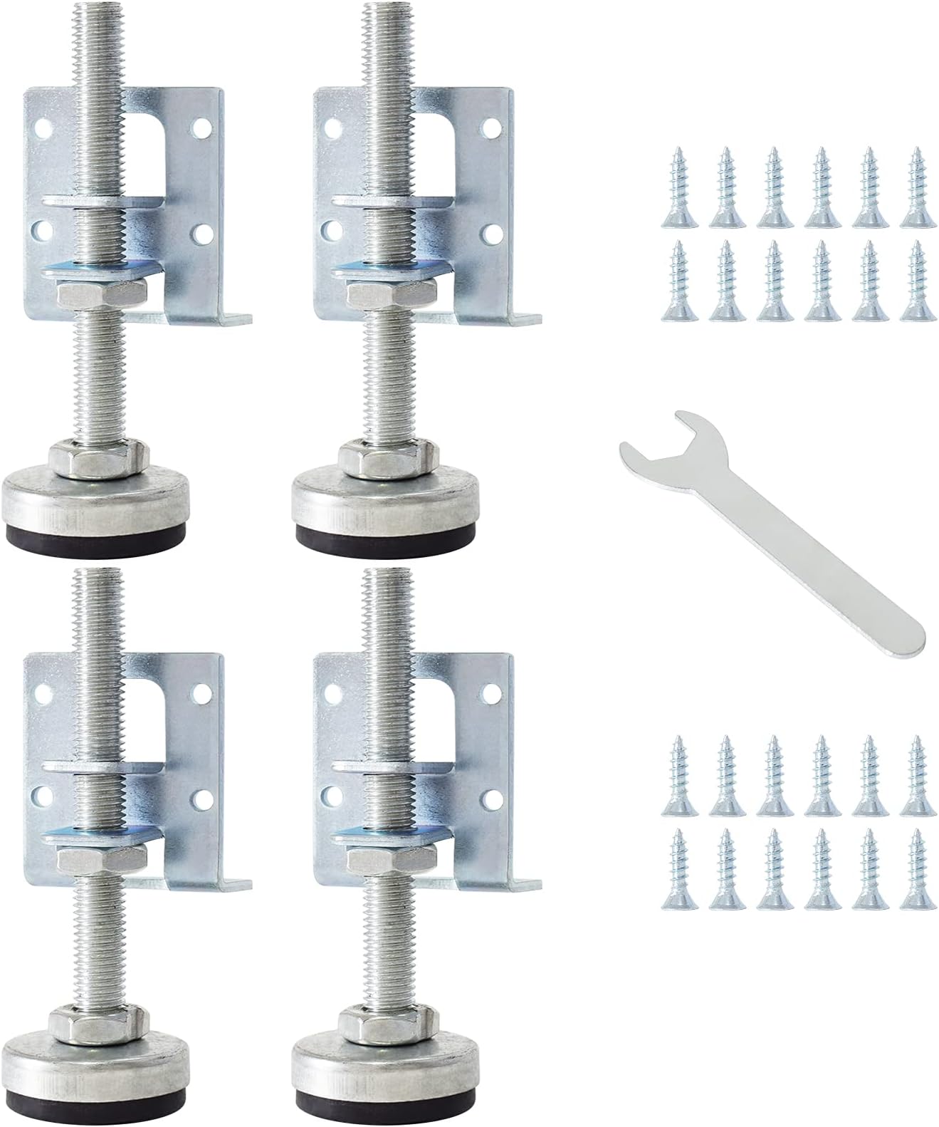 Amazon.com: Tahikem 4 Pack Heavy Duty Leveling Feet, Furniture Leg ...