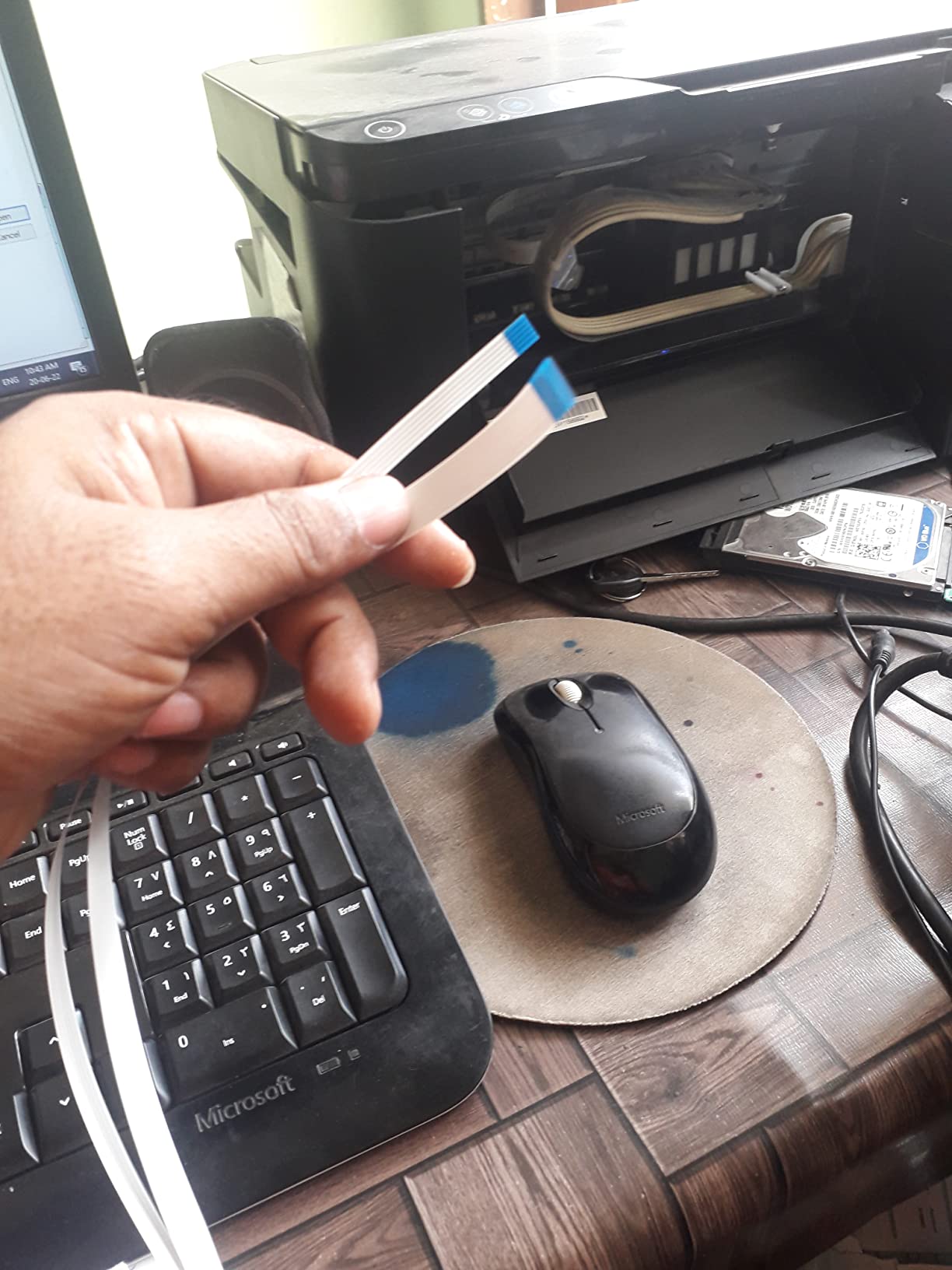 CPS Head Cable and CR Sensor Cable Set for use L3110 L3115 L3116 L3150 ...