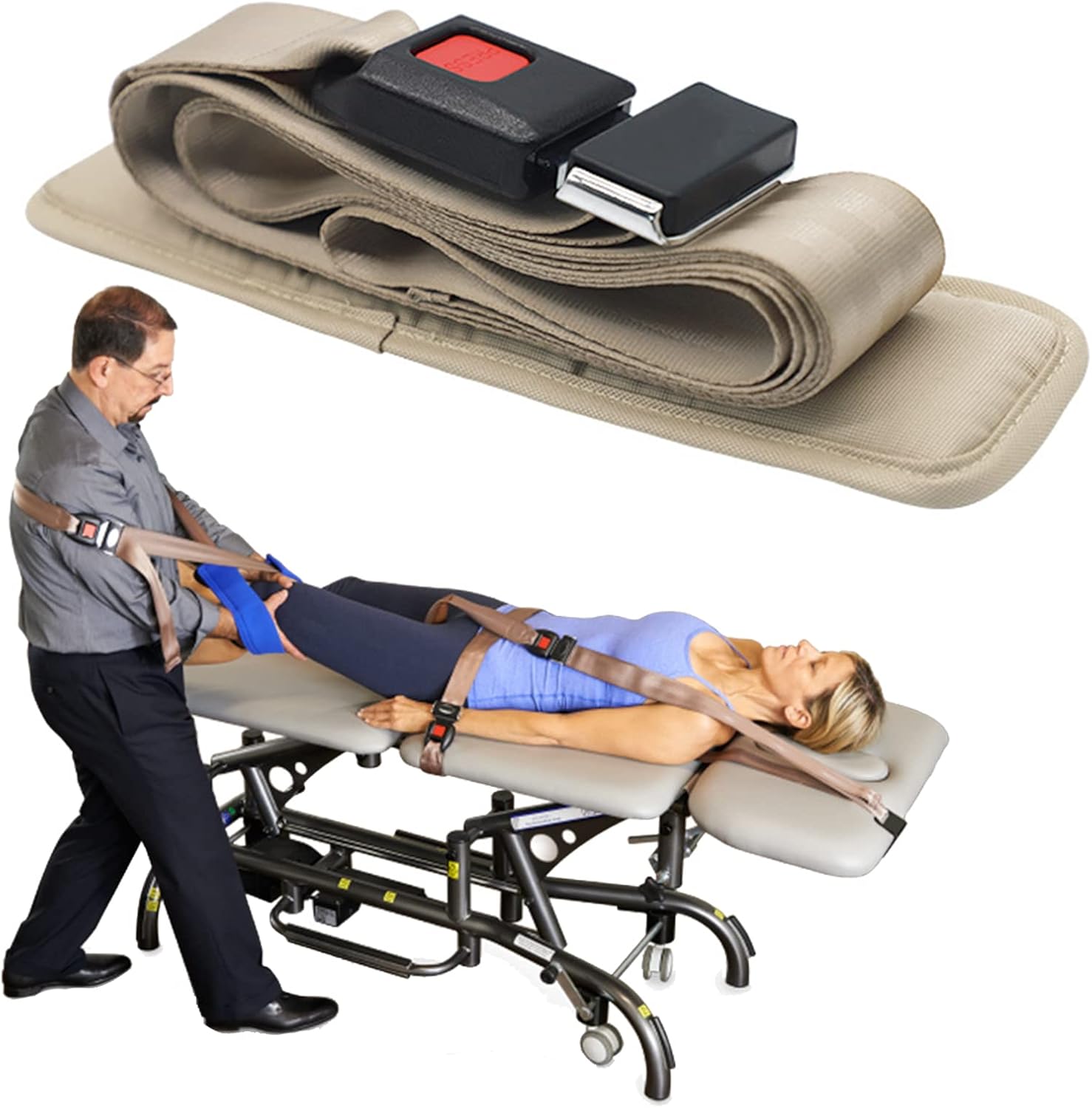 Extremity Mobilization Belt with Adjustable Length and Release, Manual ...