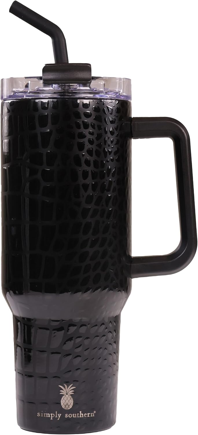 Amazon.com | Simply Southern | 40oz Tumbler with Handle and Straw Lid ...