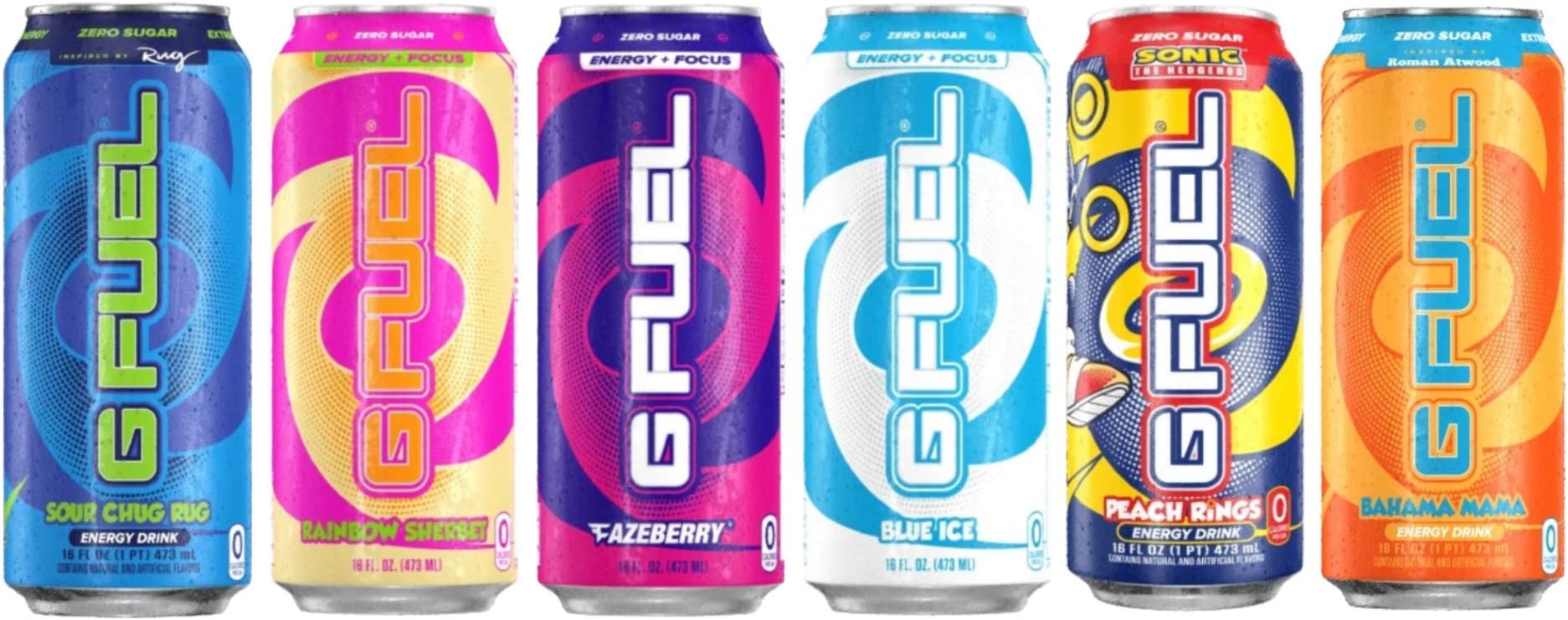 Amazon.com : Extreme Energy G Fuel Energy Drink Variety Packs 16 ounce ...