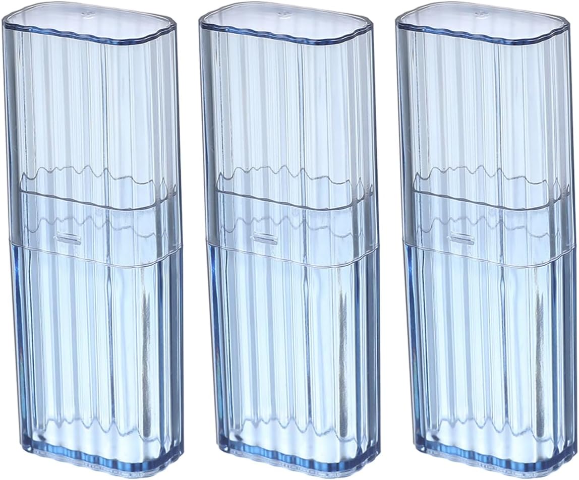 Amazon.com: 3 Pieces Portable Cotton Swab Holder Mini Dental Floss ...