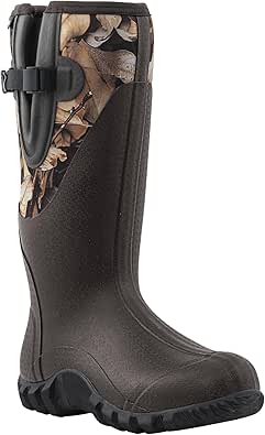 Amazon.com | TerraTrax Men's Camouflage Rubber Boots For Men Muck Waterproof Rain Boots with 6mm ...