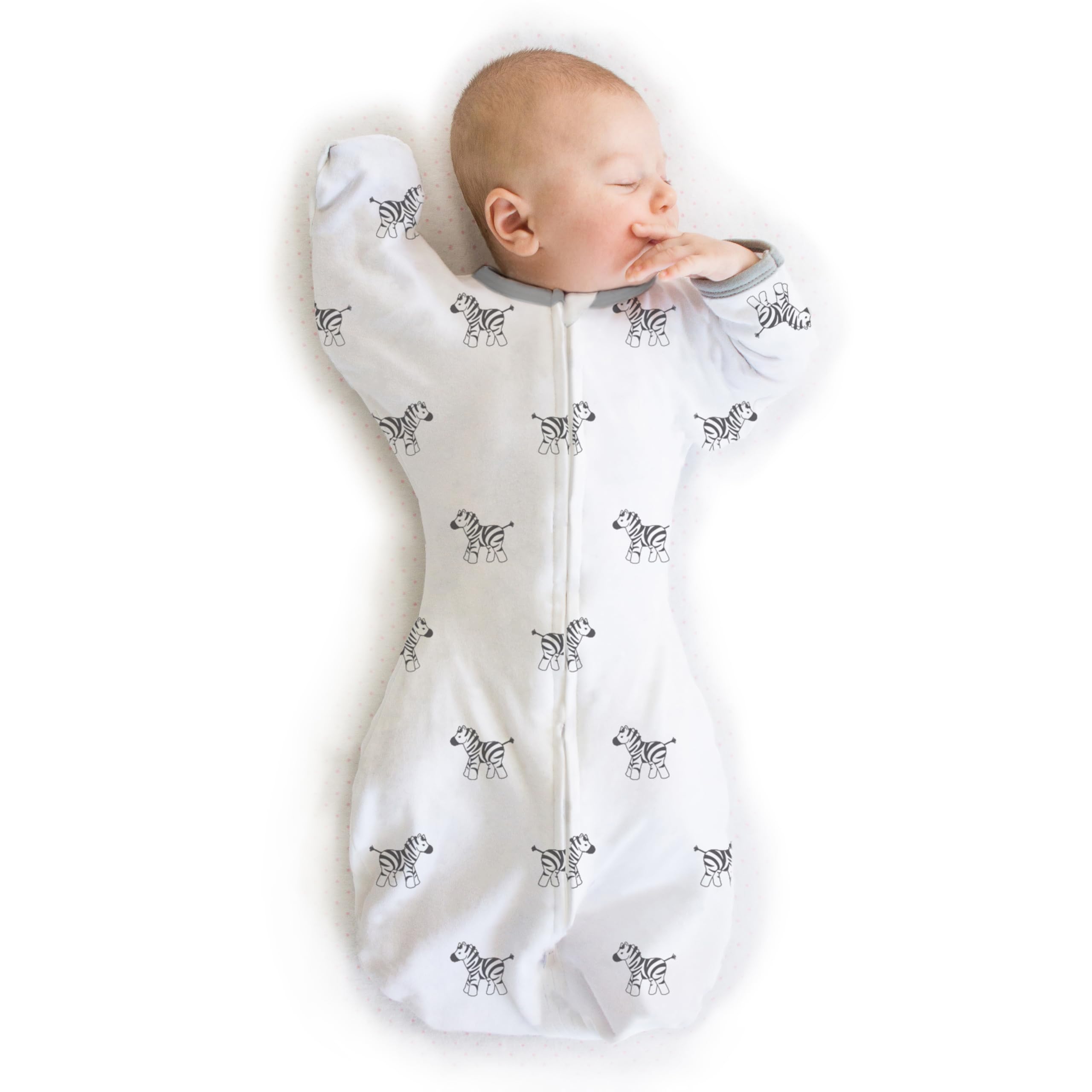 Amazon.com: Amazing Baby Transitional Swaddle Sack with Arms Up Half ...