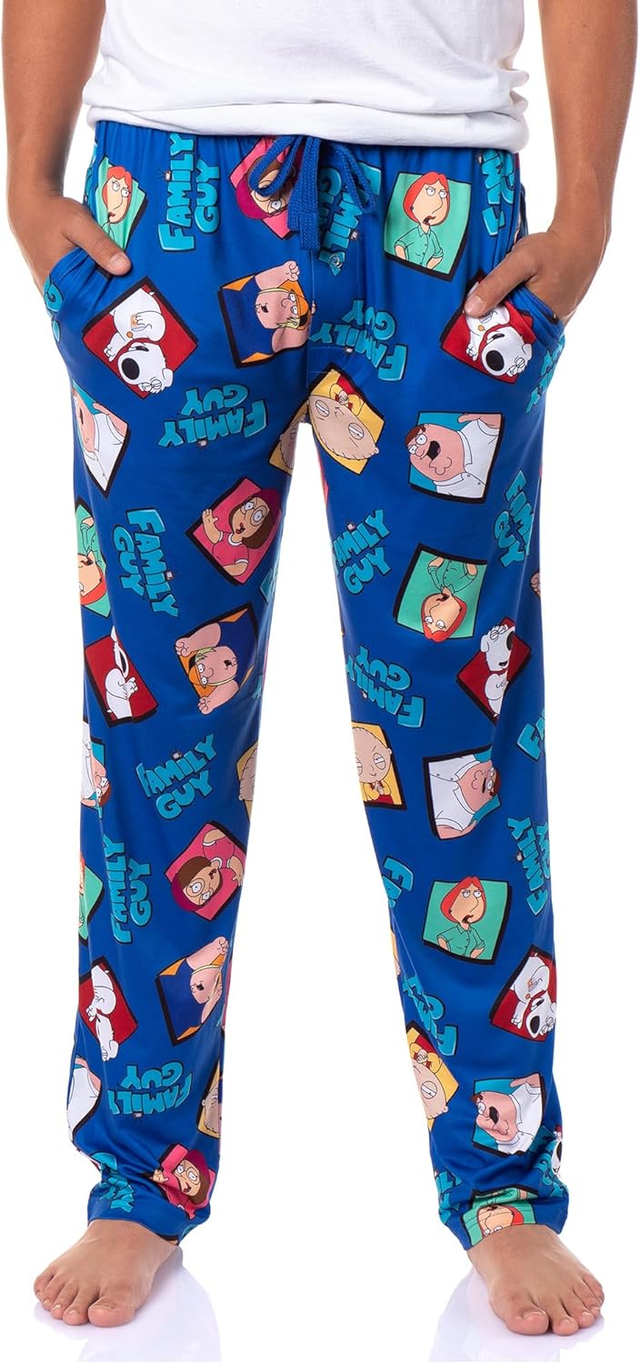Family Guy Pajama Pants TV Series Men's Sleep Lounge Pajama Pants ...