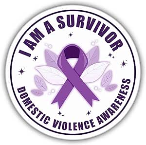 Amazon.com: Domestic Violence Sticker I Am A Survivor Sticker Domestic ...