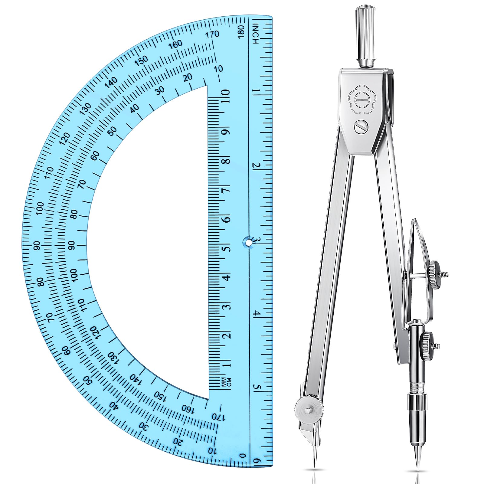 Snapklik.com : EBOOT Student Geometry Math Set, Drawing Compass And 6 ...