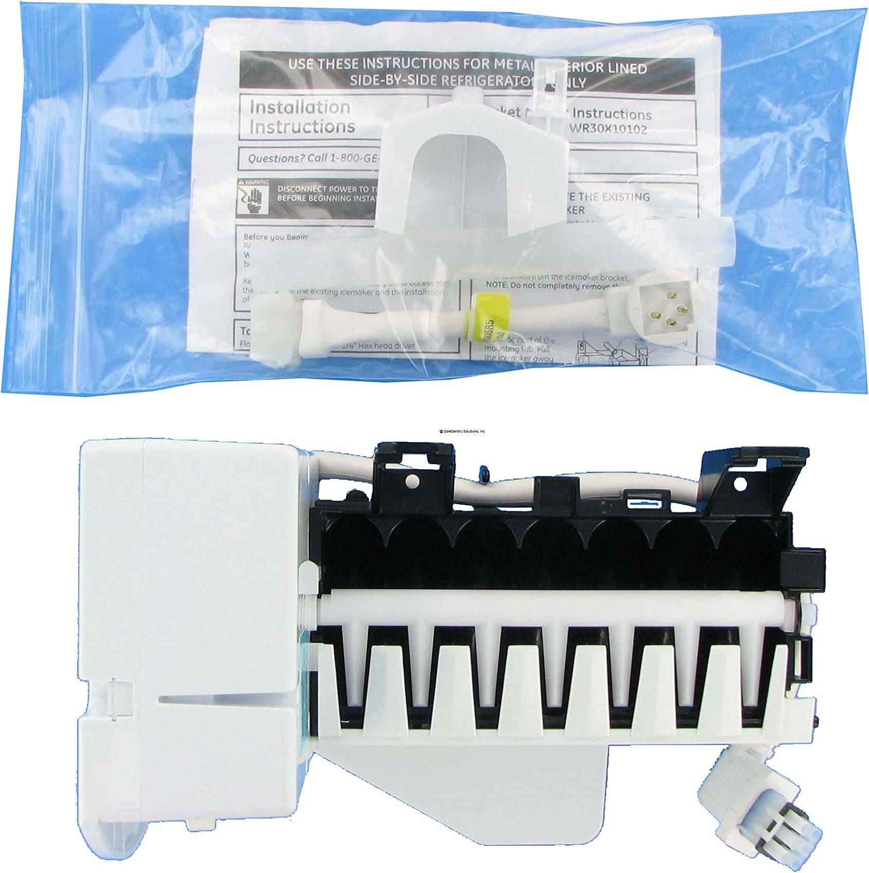 Amazon.com: GE Appliances Ice Maker WR30X10093, Hotpoint Replaces ...