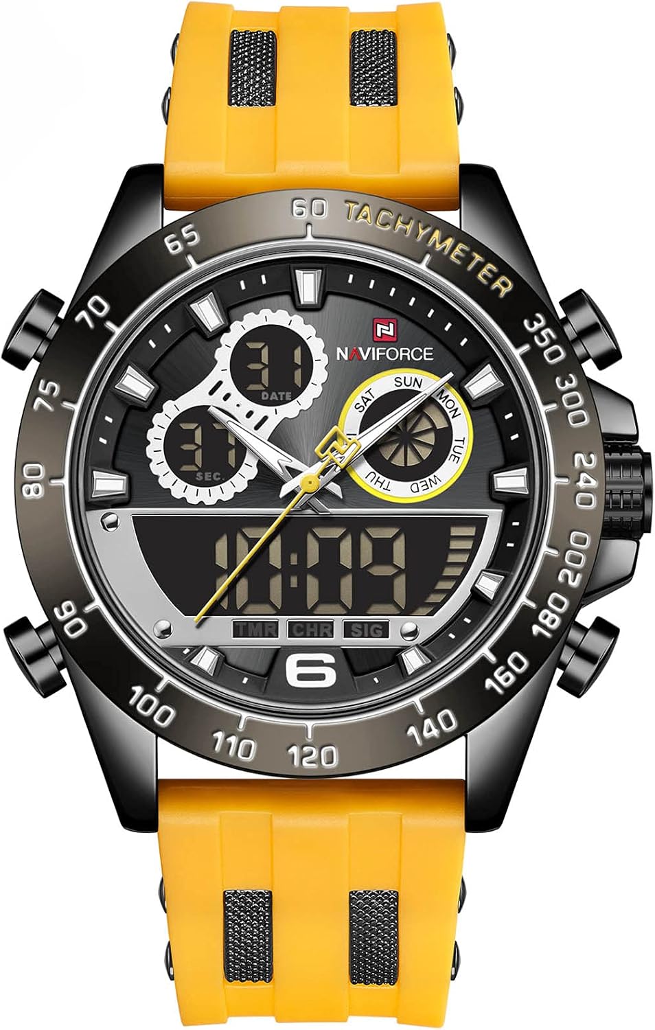 Amazon.com: NAVIFORCE Mens Analog Digital Sport Watches Waterproof ...