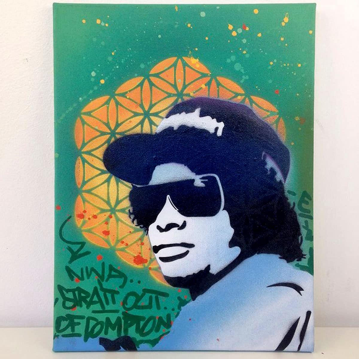 Eazy E Stencil Eazy E | Studio Selection Poster