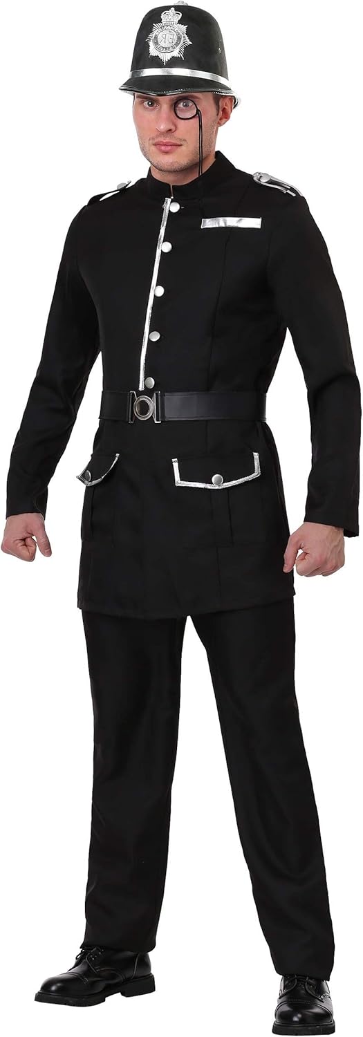 Fun Costumes British Bobby Men's Fancy Dress Costume Small : Amazon.co ...