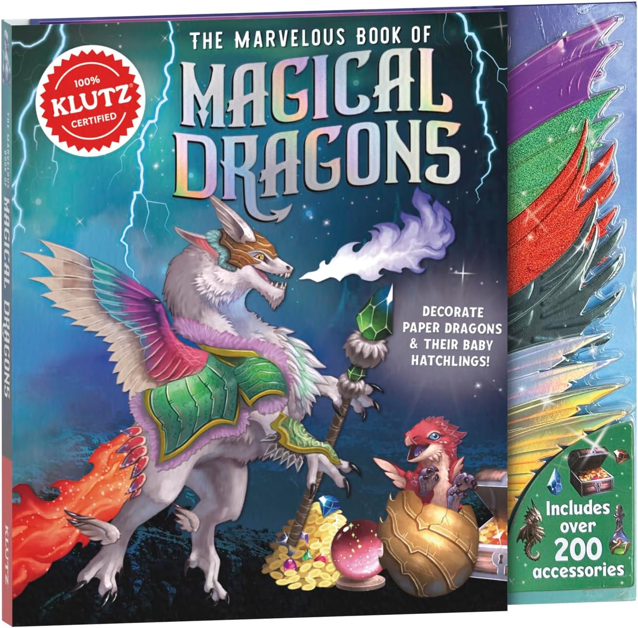 Amazon.com: KLUTZ Marvelous Book of Magical Dragons Craft Kit : Klutz ...