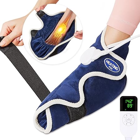 Amazon.com: JOBYNA Ankle/Toe/Foot Warmer | Full Coverage Heated Foot ...