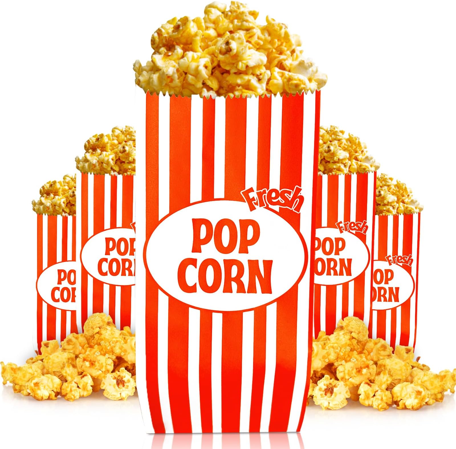 Amazon.com: "Creative Converting 088185 SM Popcorn Box, 5.25"" x 3.75 ...