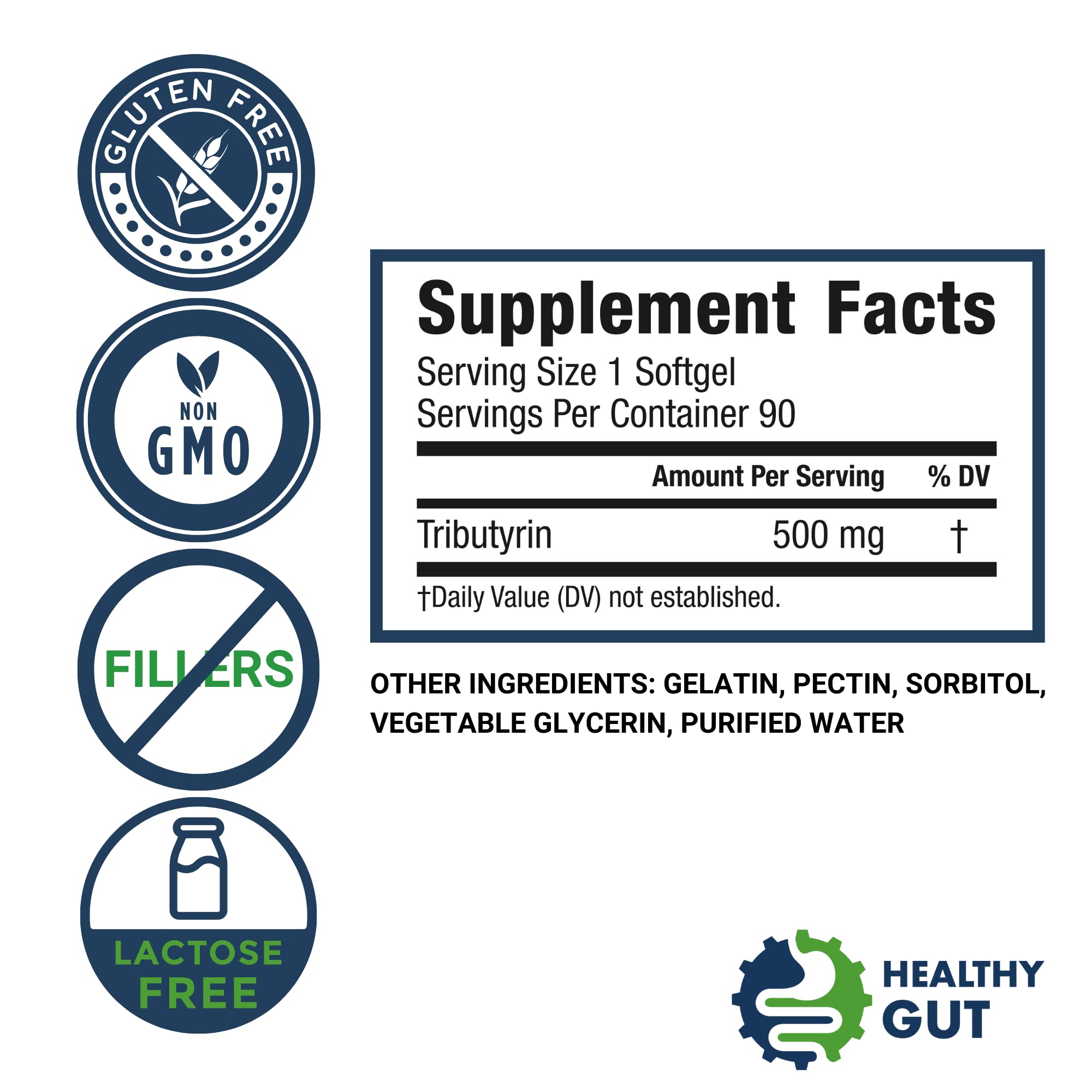 Snapklik.com : Tributyrin-X Histamine And Leaky Gut Support 99% Pure w ...