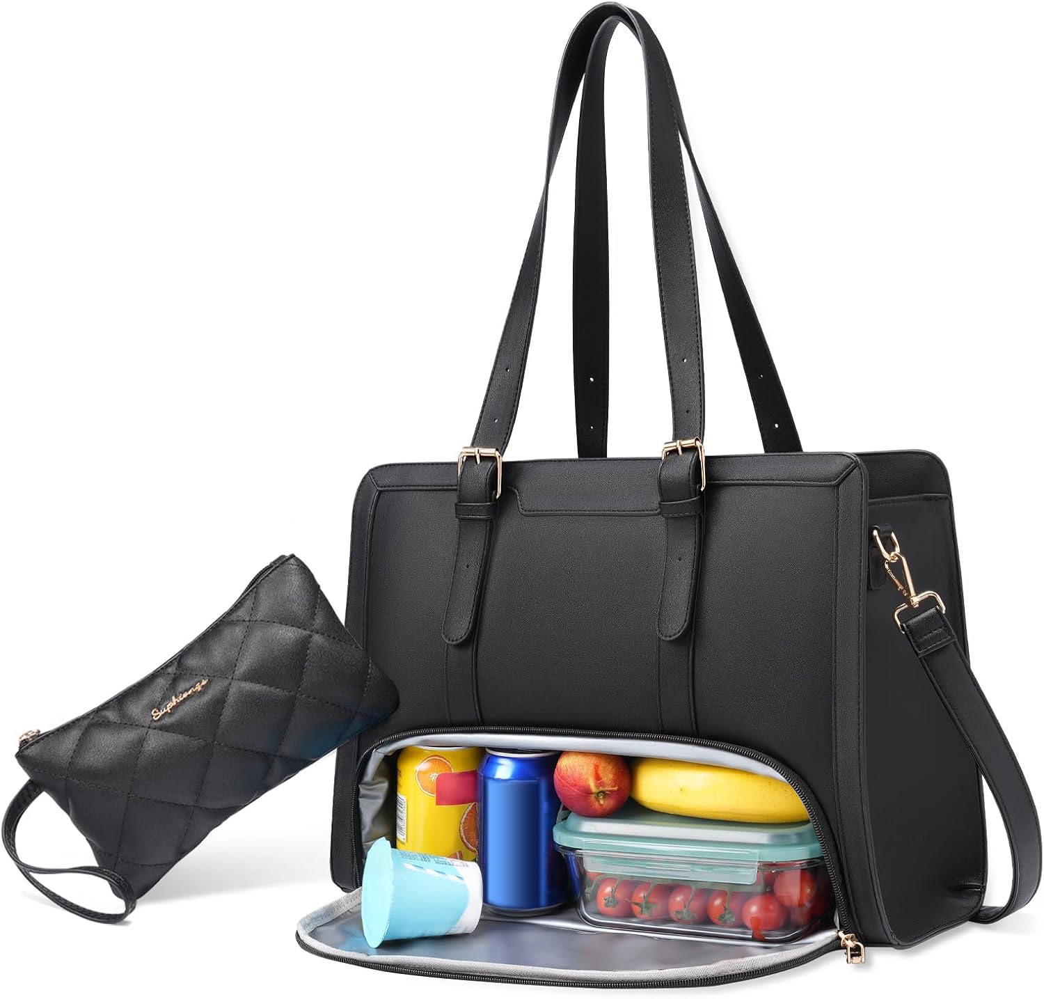 Amazon.com: Suphiongs Lunch Tote Bag for Women, 15.6 Inch Laptop Bag ...