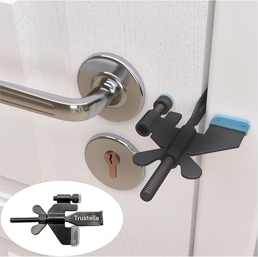 Original Trustella Heavy-Duty Portable Door Lock - Stainless Steel ...