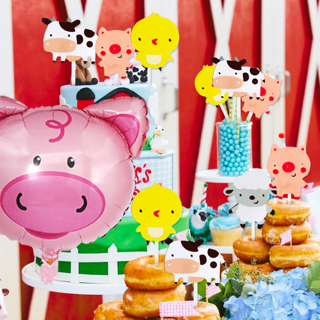 Buy Farm Animal Birthday Decorations Boy Girl Farm Animal Theme Party buy-farm-animal-birthday-decorations-boy-girl-farm-animal-theme-party