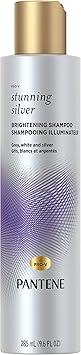Pantene Stunning Silver Brightening Purple Shampoo for Dyed Gray and ...