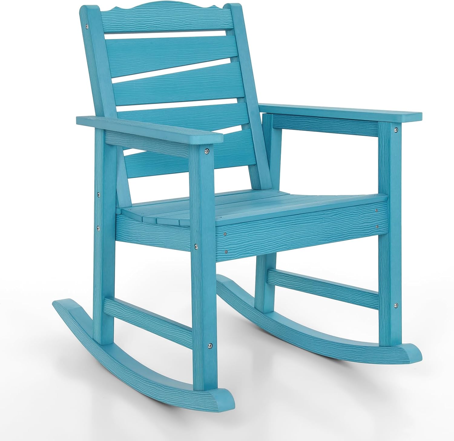 Amazon.com: LAHAAP Patio Rocking Chair, Weatherproof HIPS Outdoor ...