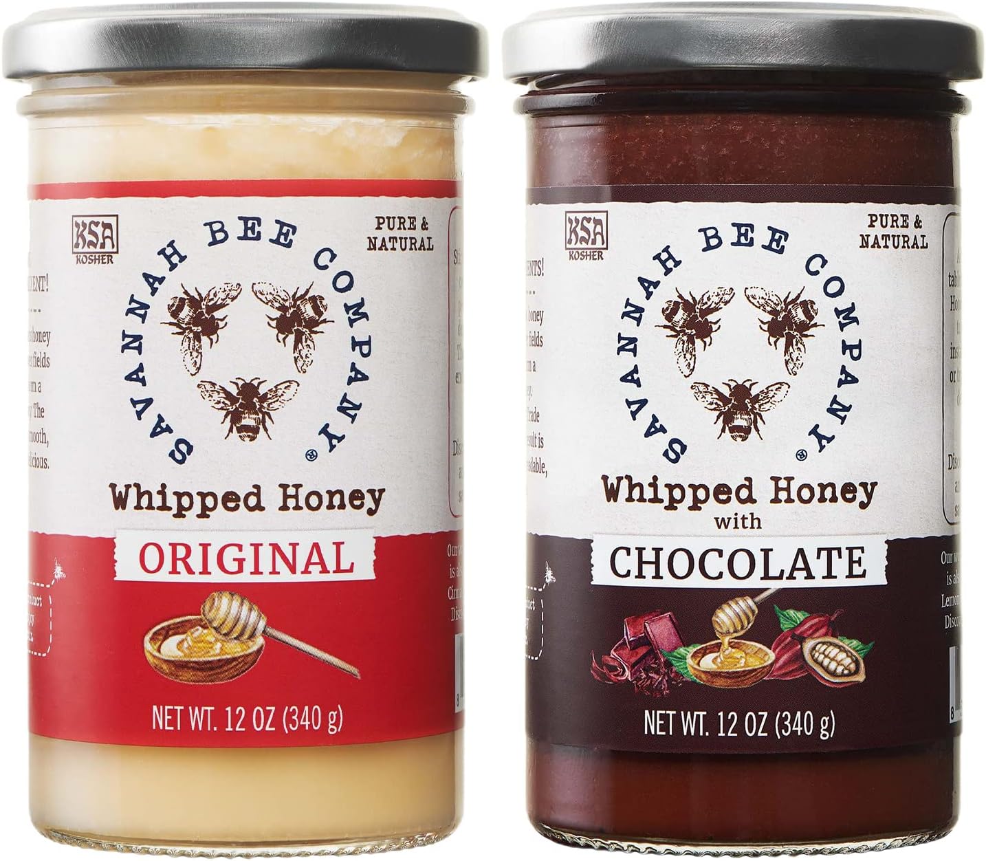 Amazon.com : Whipped Honey Gift Set by Savannah Bee - Creamy, Smooth, Spreadable and absolutely ...