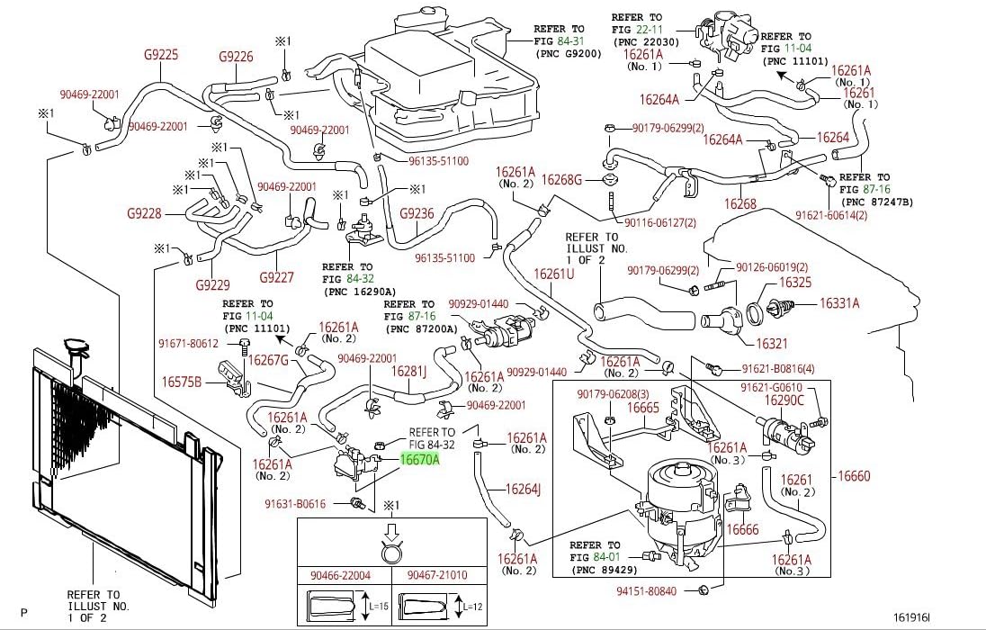 Genuine Toyota 16670-21010 Water Valve Assembly Valve With Bracket by ...