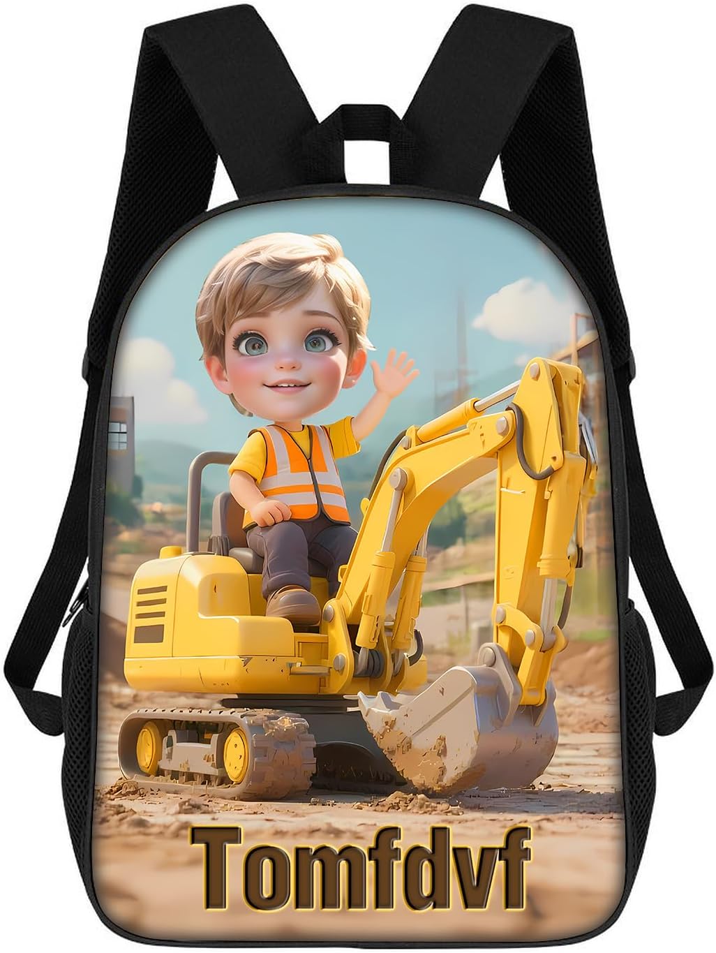 Amazon.com | Personalized 2d Printing 3d Effect Engineering Vehicle ...