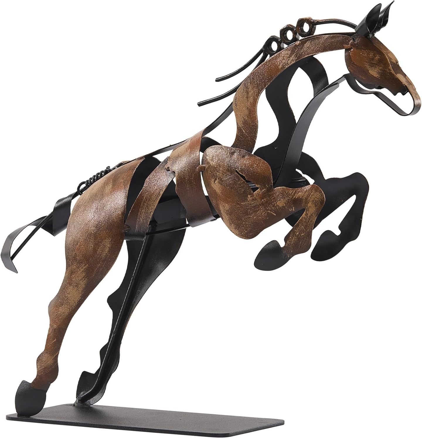 Amazon.com: SunBlogs Art Horse Statue, Unique Metal Art Handmade ...