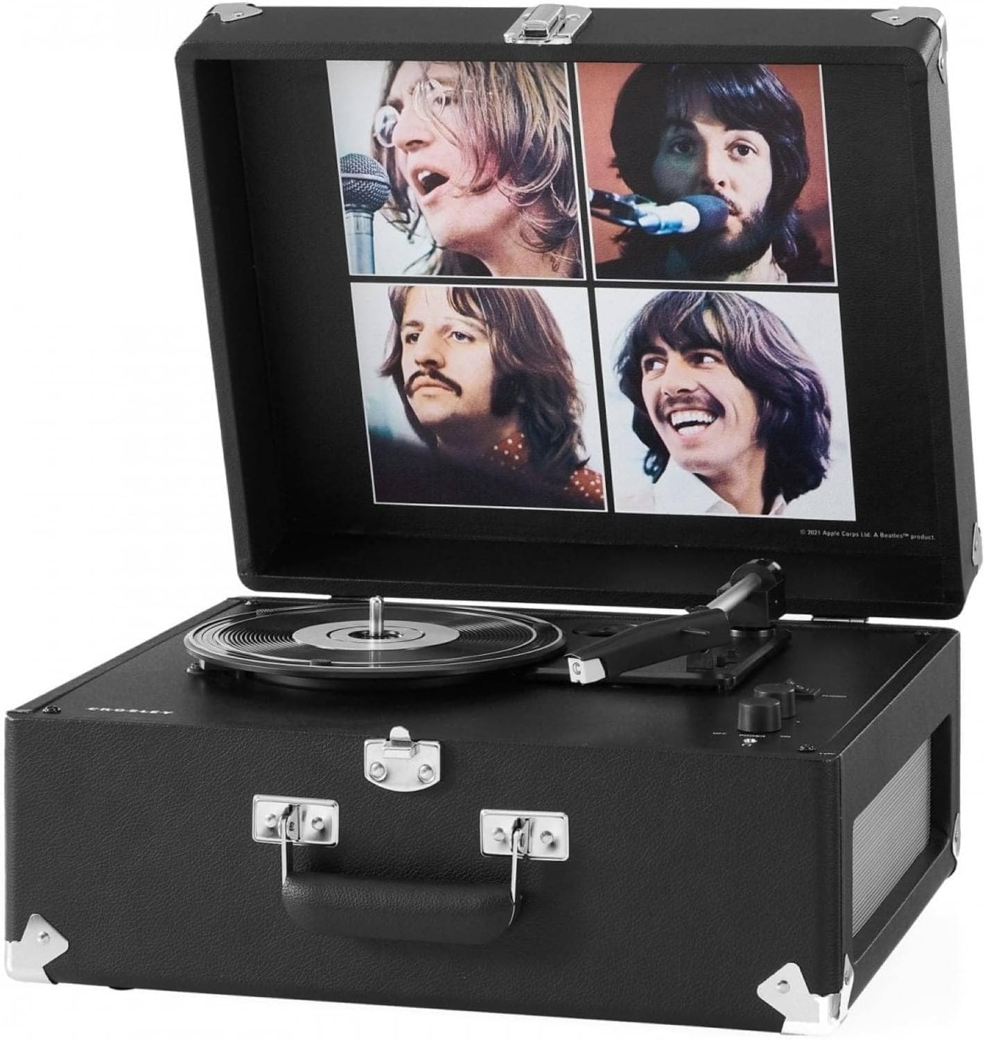 Amazon.com: Crosley The Beatles Let It Be Anthology Portable Turntable ...