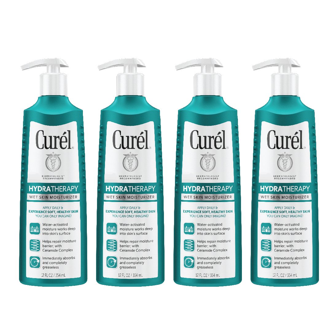 Buy Curel Hydra Therapy Body Lotion, 12 Ounce (Pack of 4) Online at Low ...