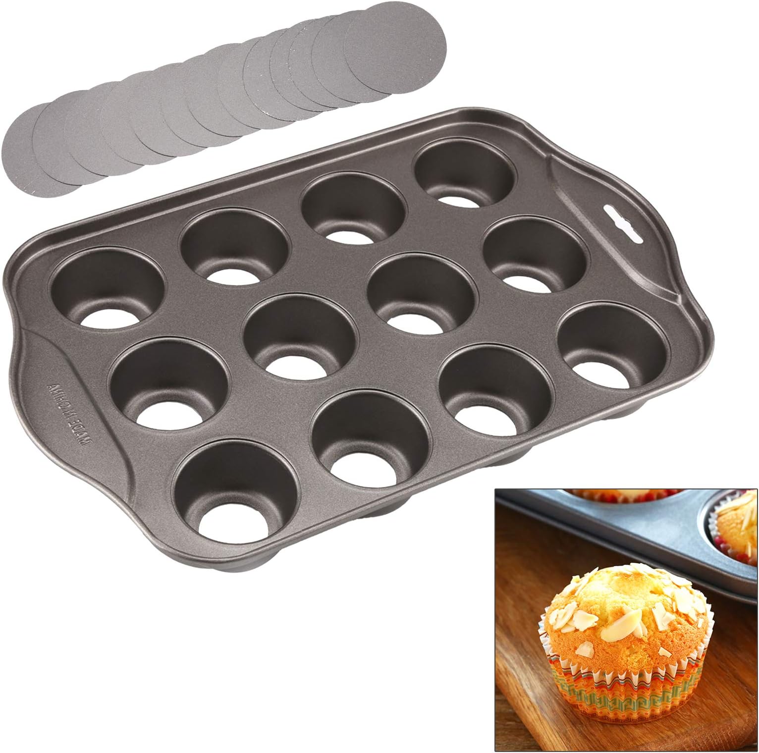 Lakeland 12 Hole Non-Stick Loose Based Mini Sandwich Tin – Handy Fill ...