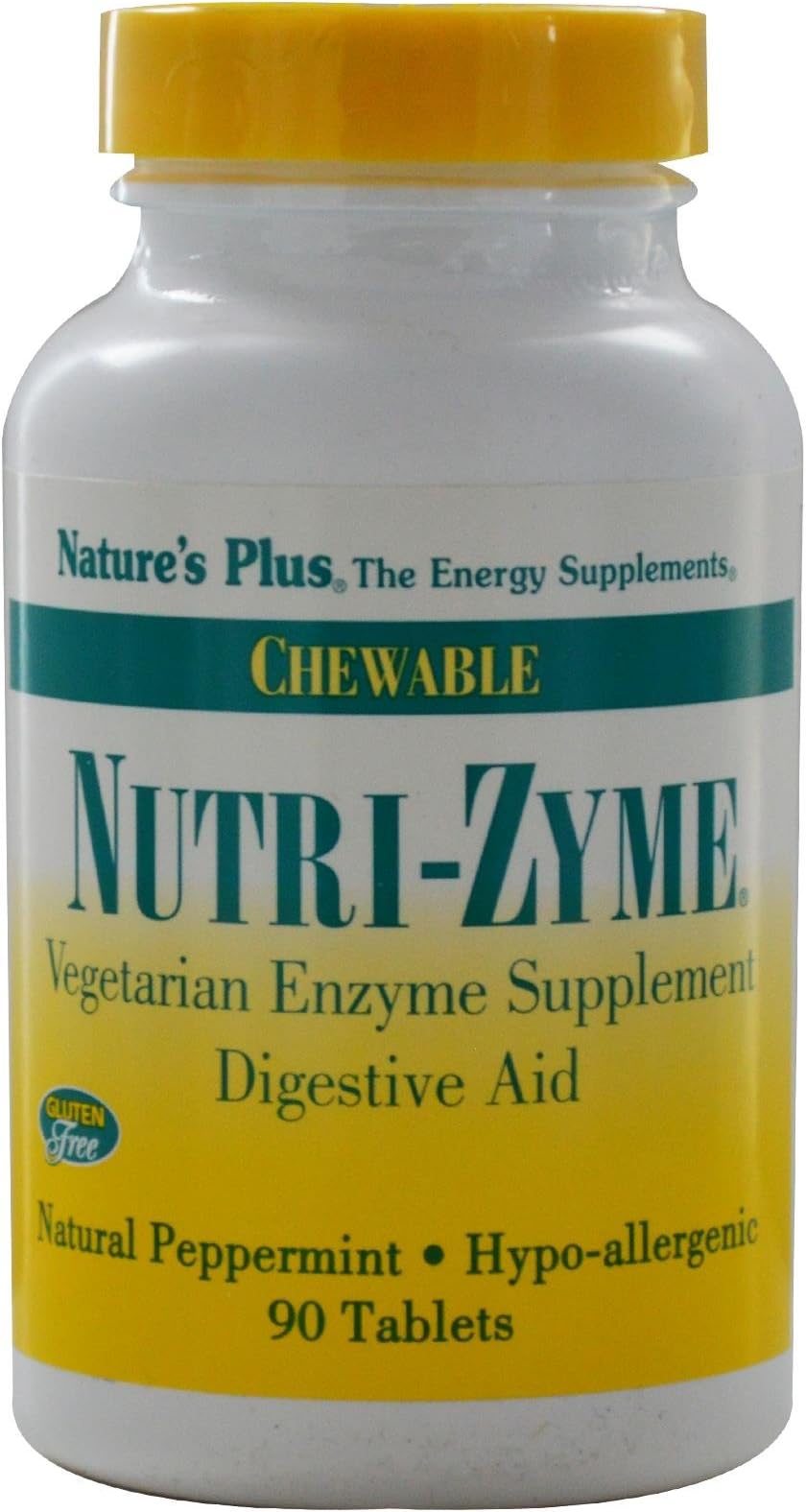 Amazon.com: Natures Plus Nutri Zyme - 90 Chewable Tablets, Peppermint ...