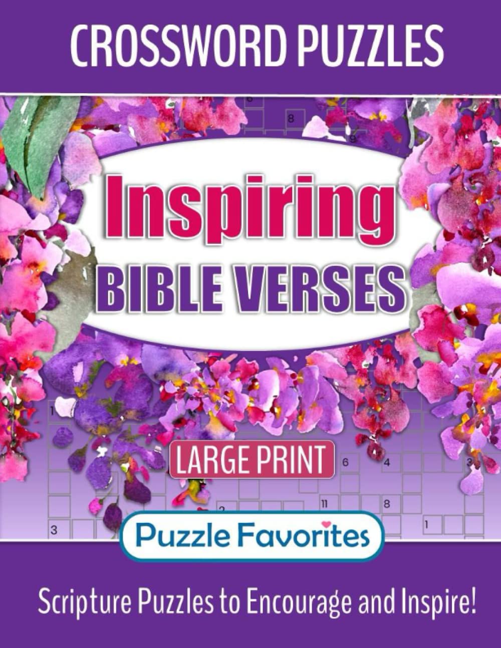 Bible Crossword Puzzles Large Print: Inspiring Bible Puzzle Book ...