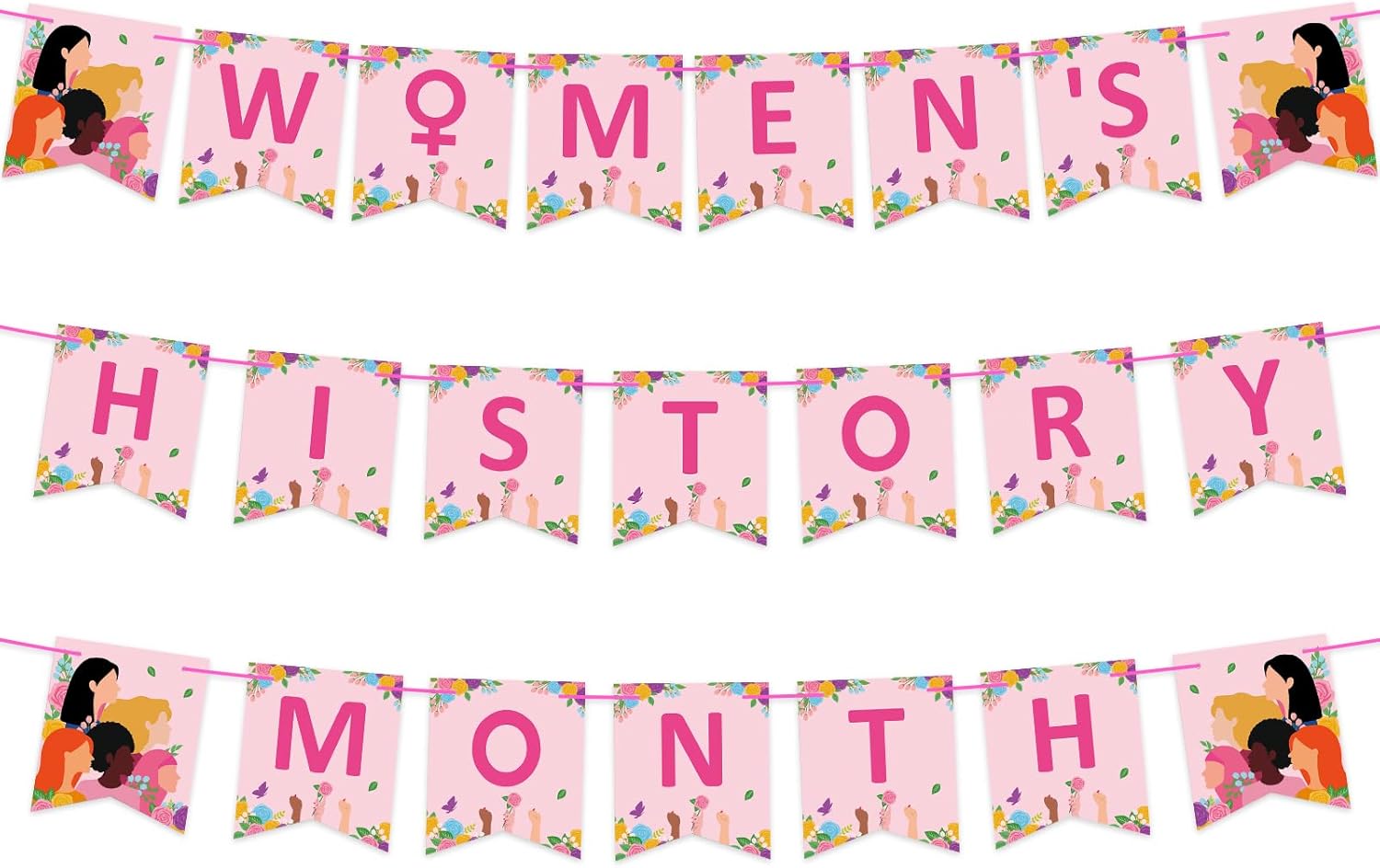 Amazon.com: Mosailles Women's History Month Banner Women's History ...