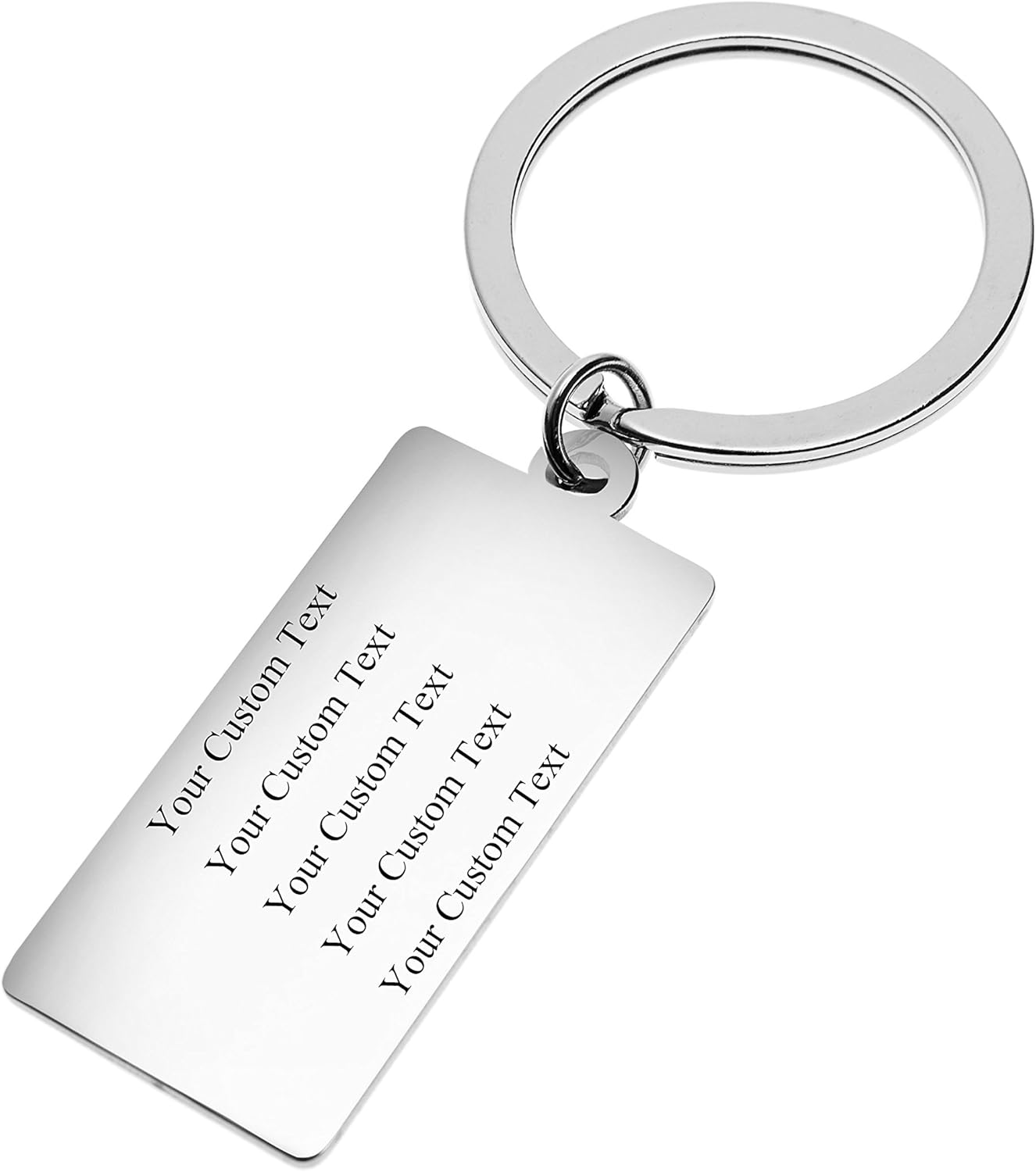 Amazon.com : Fanery Sue Personalized Custom Rectangular Dog Tag Name ...