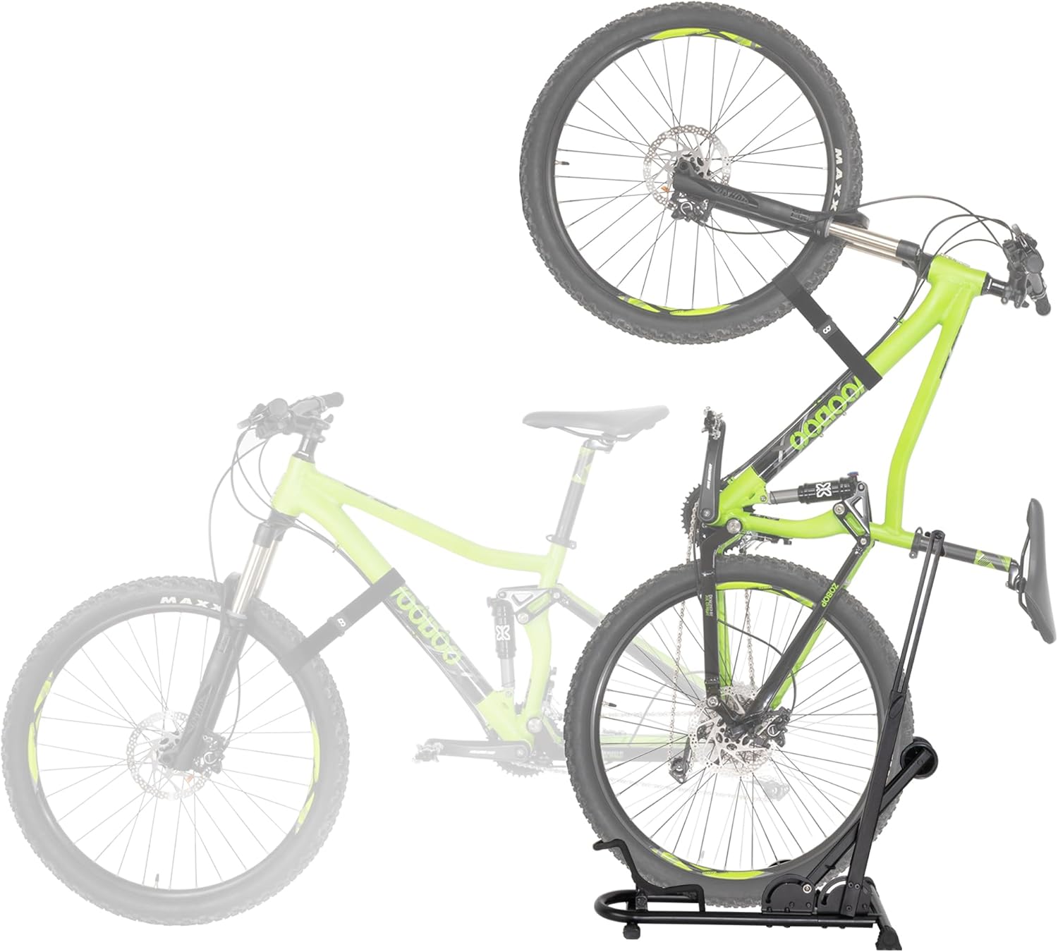 CyclingDeal Upright Bike Stand - Premium Quality Vertical & Horizontal ...