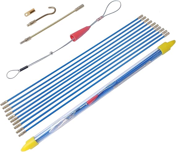 4.88M (16') Cable Rods, Fiberglass Electrical Connectable Fish Tape ...