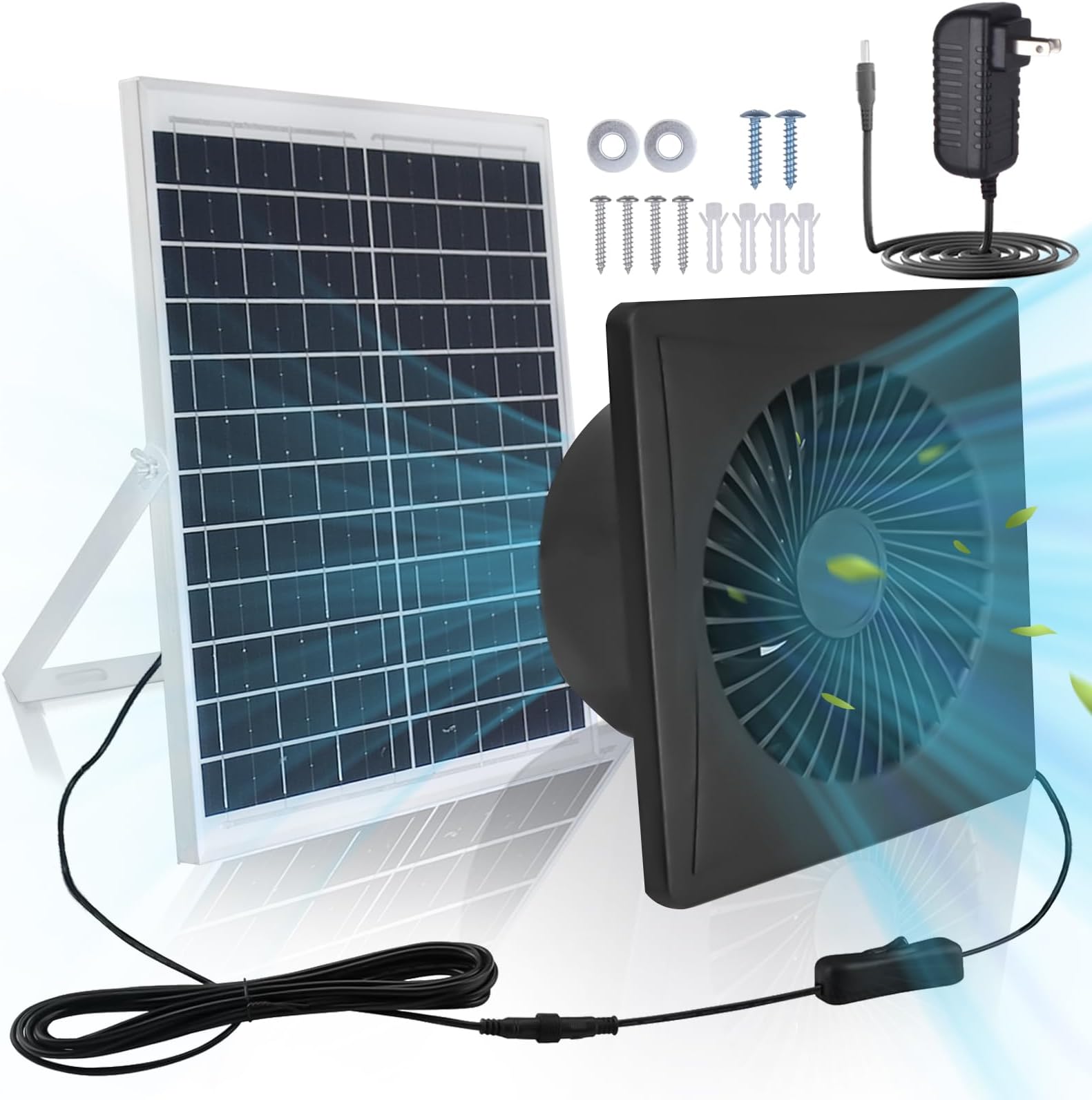 Amazon.com: Spartan Sol Solar Ventilation Fan - Universal Fit for 3 ...